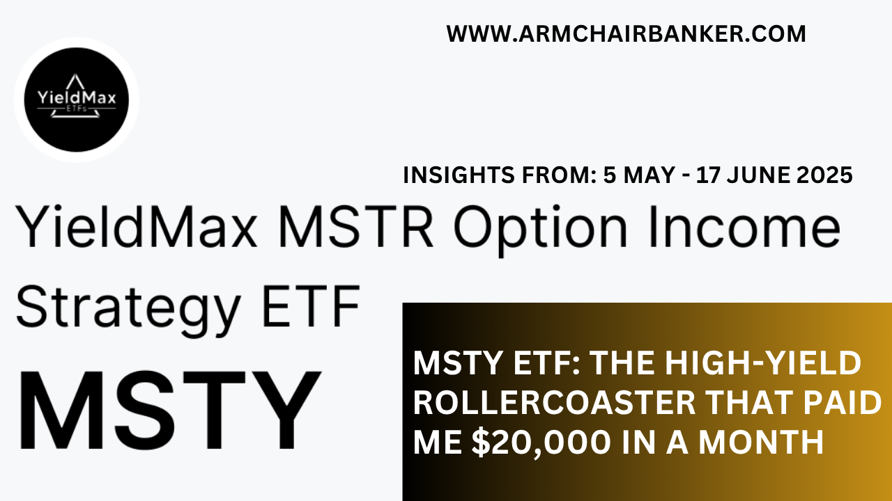 MSTY ETF: The High-Yield Rollercoaster That Paid Me $20,000 in a Month